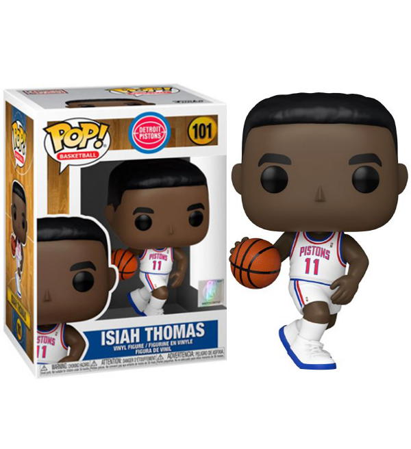 Funko POP! Basketball 101 NBA - Isaiah Thomas Detroit Pistons, Stickerpoint