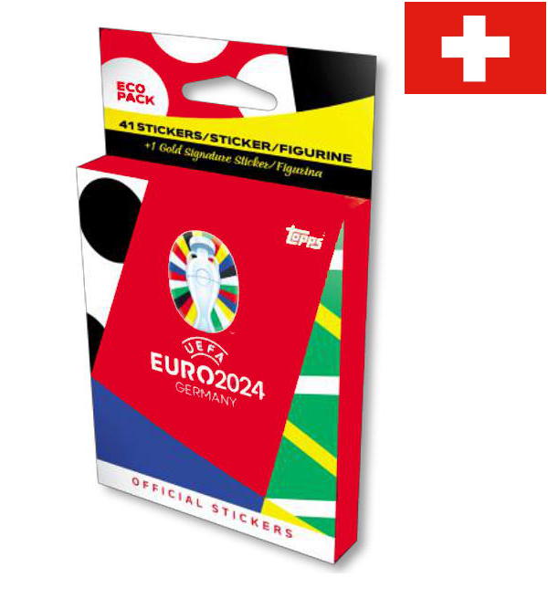 Topps EURO 2024 Cromos - Eco Pack - SWISS EDITION, Stickerpoint