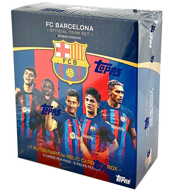 Topps FC Barcelona Official Team Set 2022/23 - Caixa Selada, Stickerpoint